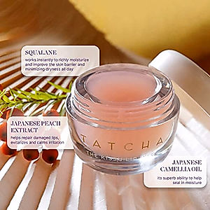 Tatcha Kissu Lip Mask Scrub: Plumps The Look of Fine Lines & Wrinkles, 9.0 G | 0.32 oz