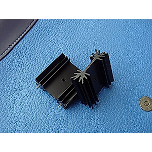 Electronics-Salon 4X TO-220 Heatsink, Small Power Aluminum Heat-Sink, SKU: HS-001-4