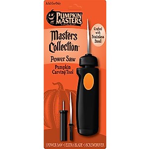 Pumpkin Masters - Masters Collection Power Saw, Easy-Grip Design and Interchangeable Blads for Maximum Control and Comfort