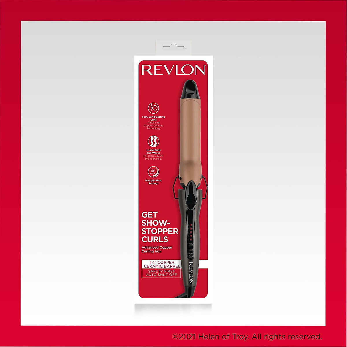 Revlon Salon Advanced Copper + Ceramic 1-1/4" Curling Iron