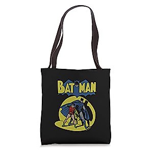 DC Comics Batman Vintage Batman & Robin Spotlight Comic Tote Bag