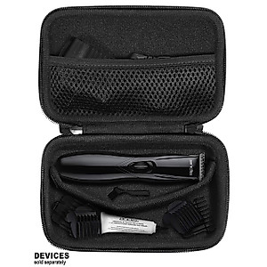 CaseSack Trimmer Case for Andis Slimline Pro Li T-Blade Trimmer, Wahl Stainless Steel Lithium Ion+, Ion 2.0+ Beard and Nose Trimmer Model 9818