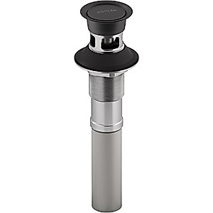 KOHLER 7124-A-BL Drain, Matte Black