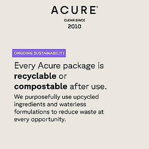 ACURE Buildup Balancing Hemp & Apple Cider Vinegar Shampoo | 100% Vegan | Resets & Balances Hair for Styled, Swim & Harsh Conditions | Fragrance Free Formula | 8 Fl Oz