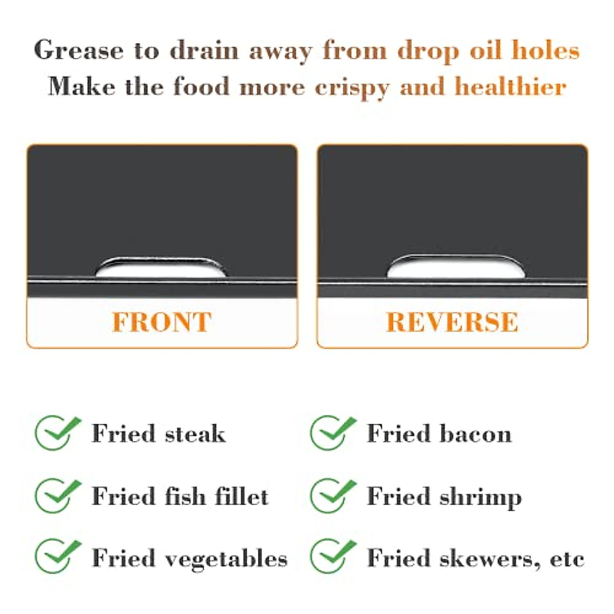 Hisencn Cast Iron Reversible Griddle for Napoleon Portable Barbecue Grill All TravelQ 285 Series, for Napoleon Pro285x, PRO285X-BK, PRO285-BK, PRO285, TQ285X, TQ285X-1, TQ285X-BL, Non-Stick, 1-Pack