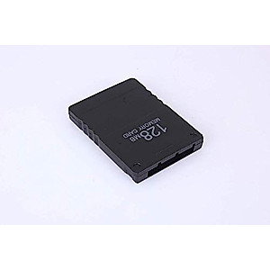 Suncala 2 Pack Memory Card for Playstation 2, 128MB High Speed Memory Card for Sony PS2 ps2 Memory Card