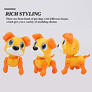 Robot Dog Toy, Safe Durable Smart Puppy, Patrol Mode for Playing Baby 3 Years Old + Children(Yellow)