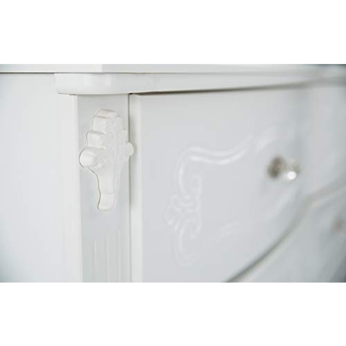 Signature Design by Ashley Exquisite Children's Glam Youth 6 Drawer Dresser, White
