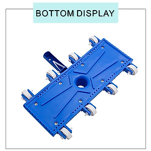 Uoark Pool Vacuum Head with Wheels, 14" Heavy Duty Head, Flexible Swimming Pool Vacuum Head with Swivel(Pole not Included)