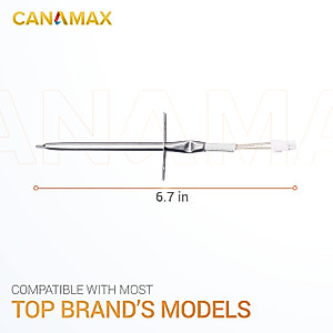Canamax W10131825 Oven Temperature Sensor - Compatible with Whirlpool Maytag KitchenAid - Replaces WPW10131825 4455636 WPW10131825VP PS11748765