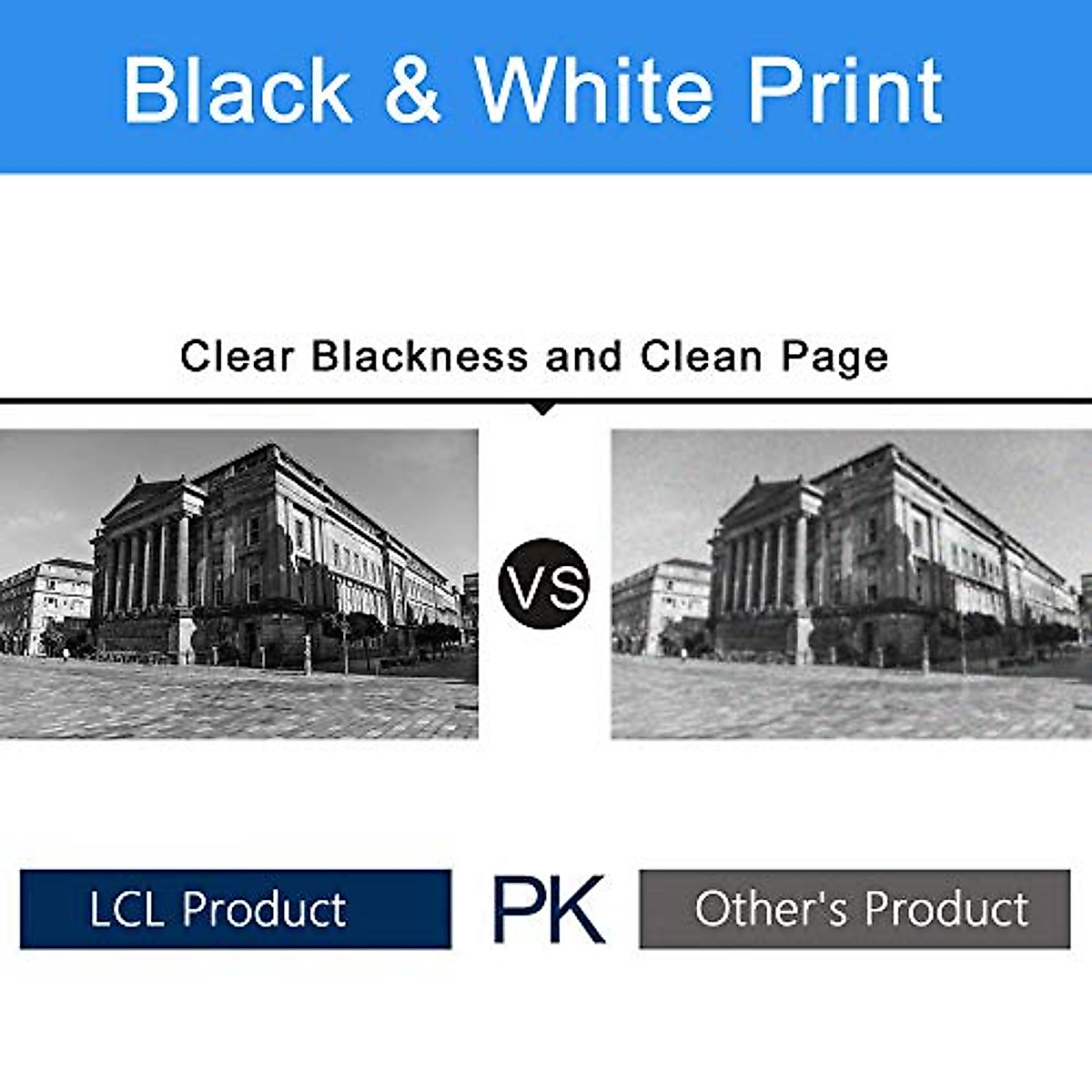 LCL Remanufactured Toner Cartridge Replacement for HP 508A CF360A M552dn M553dn M553n M553x (1-Pack Black)