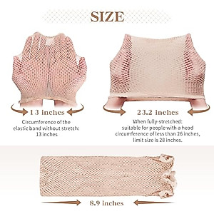 Dreamlover Mesh Wig Cap, Nude Wig Hair Caps for Women, 3 Pieces