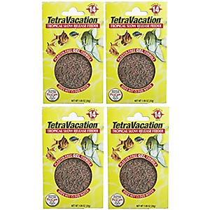Tetravacation 14-Day Feeder For Tropical Fish. 4 Pack (4.24 Oz Total).