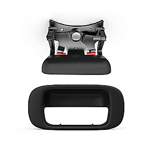 Replacement Tailgate Handle Latch and Bezel Trim with Clips - Replaces 15997911, 15228541, 15228539, 15228540 - Compatible with Chevrolet Silverado and GMC Sierra 1500, 1500HD, 2500HD, 2500, 3500