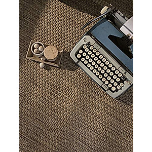 Furnish my Place Outdoor Collection Oriental Area Rug - 5 ft. 3 in. x 7 ft. 6 in. Neutral, Transitional Water Proof Rug for Living Room, Garden, Patio