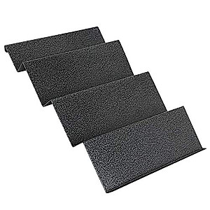 Lynk Professional® Spice Drawer Organizer - Heavy Gauge Steel 4 Tier Spice Rack - Drawer Insert Tray for Spice Jars, Herbs and Seasoning - Kitchen Cabinet Drawer Storage - Silver Metallic, Medium