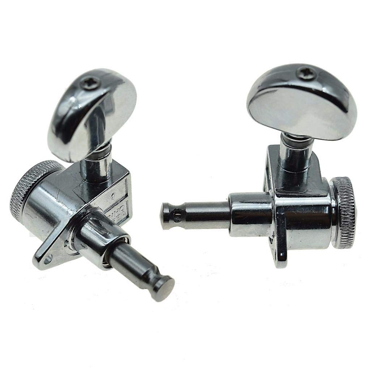 Wilkinson Locking Tuners 3x3 Full Size Locking Guitar Tuners Tuning Keys Pegs Guitar Machine Heads for Les Paul or Acoustic Guitars Chrome