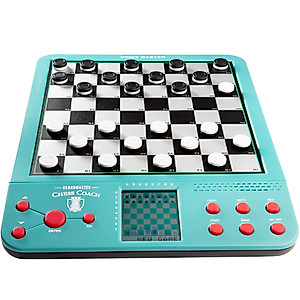 Electronic Grandmaster Chess Game- Play Opponent, or Multi Level Computer, Plus Talking Coach & Preset Exercises- Perfect for Kids & Adults- w 8 Bonus Games (Checkers, Chess, 4-in-A-Row), Gift