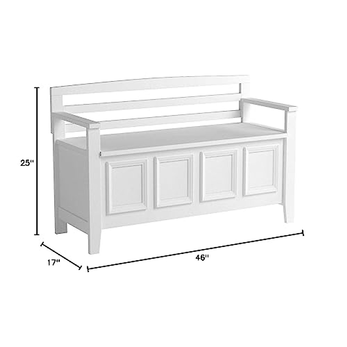 Linon Laredo Storage Bench
