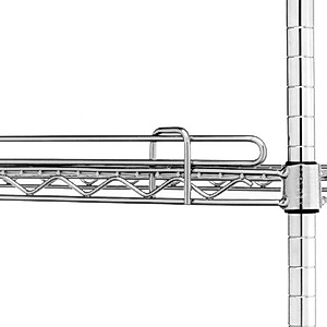 Shelving Inc. 36" w x 1" h Ledge for Wire Shelving, 4 Count
