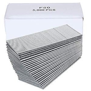 MIVIDE 5000 Pack 18 Gauge Brad Nails 2inch, Galvanized Brad Nails Heavy Duty for Nail Gun, 18 Gauge Straight Pin Nailers, Pneumatic Staple Guns