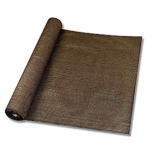 TANG Sunshades Depot 8'x15' Shade Cloth 180 GSM HDPE Brown Fabric Roll Up to 95% Blockage U*V Mesh Net for Outdoor Backyard Garden Plant Barn Greenhouse