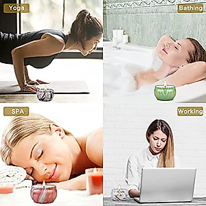 Scented Candles Gift Set, 6 Packs Aromatherapy Candle, 120H Burning Time,Stress Relief & Valentines Day Gifts for Women, Ideal Gifts for Women Birthday, Mother's Day, Thanksgiving, Christmas