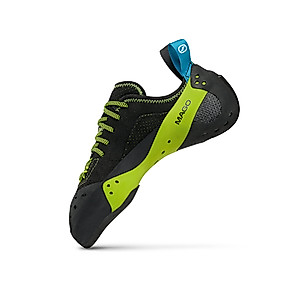 SCARPA Mago Lace Rock Climbing Shoes for Sport Climbing and Bouldering - Specialized Performance for Edging and Support - Bright Lime - 11
