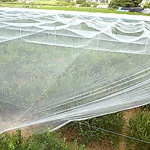 YELUCENS Garden Netting,(9.8ft-19.6ft) Garden Insect Netting Pest Barrier Mosquito Netting for Protect Vegetables Flowers Fruits Plant Covers Netting