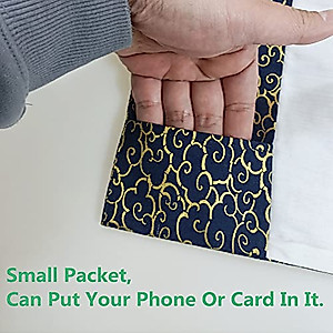 PUPUZAO A5 Book Cover ( Golden Cloud in Dark ) Hard Book Sleeve Cover for Paperback,Journal,Diary,Novel,Washable Fabric,Fits Thickness Adjustable