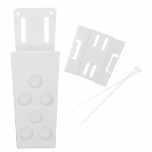 HUBERT® Knife Scabbard with Snap-On Adaptor White Plastic - 13"L x 4 1/2"W