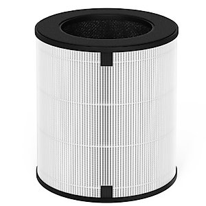 GoKBNY 1-Pack LV-H133 HEPA Replacement Filter Compatible with LV-H133 Purifier, Part Number LV-H133-RF, 3-in-1 Filtration System