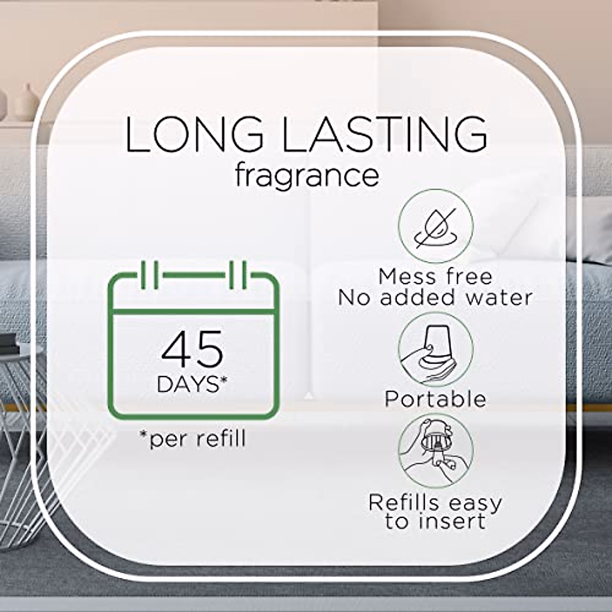 Air Wick Essential Mist Starter Kit (Diffuser + 2 Refills), Lavender and Almond Blossom/Fresh Water Breeze, Essential Oil Diffuser, Air Freshener