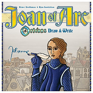 Capstone Games Joan of Arc: Orléans Draw & Write - Capstone Games, Competitive Or Solo Mode, -Tile Placement Strategy Game, Ages 10+, 1-5 Players, 45 Minute Playing Time