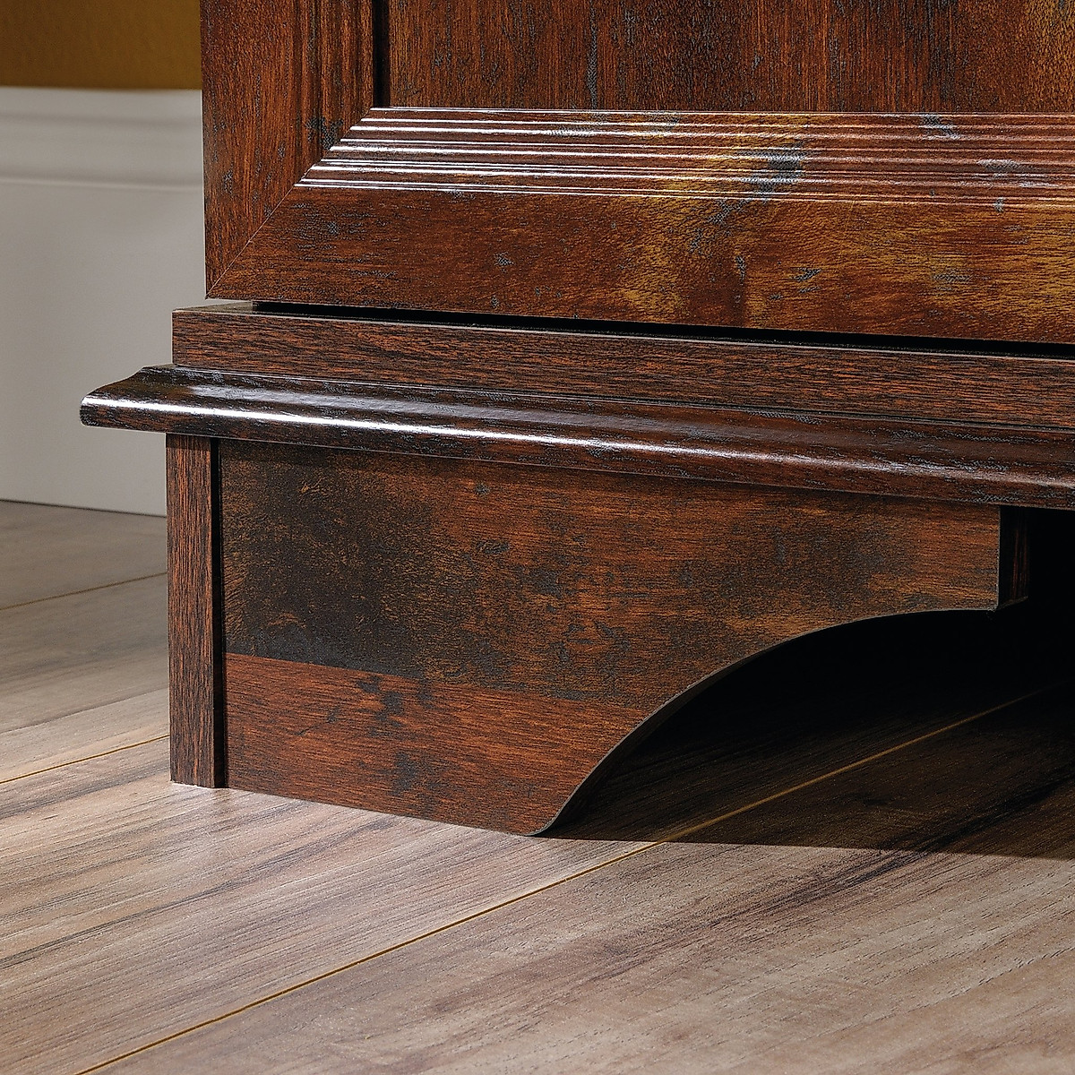 Sauder Viabella Storage Cabinet, Curado Cherry finish