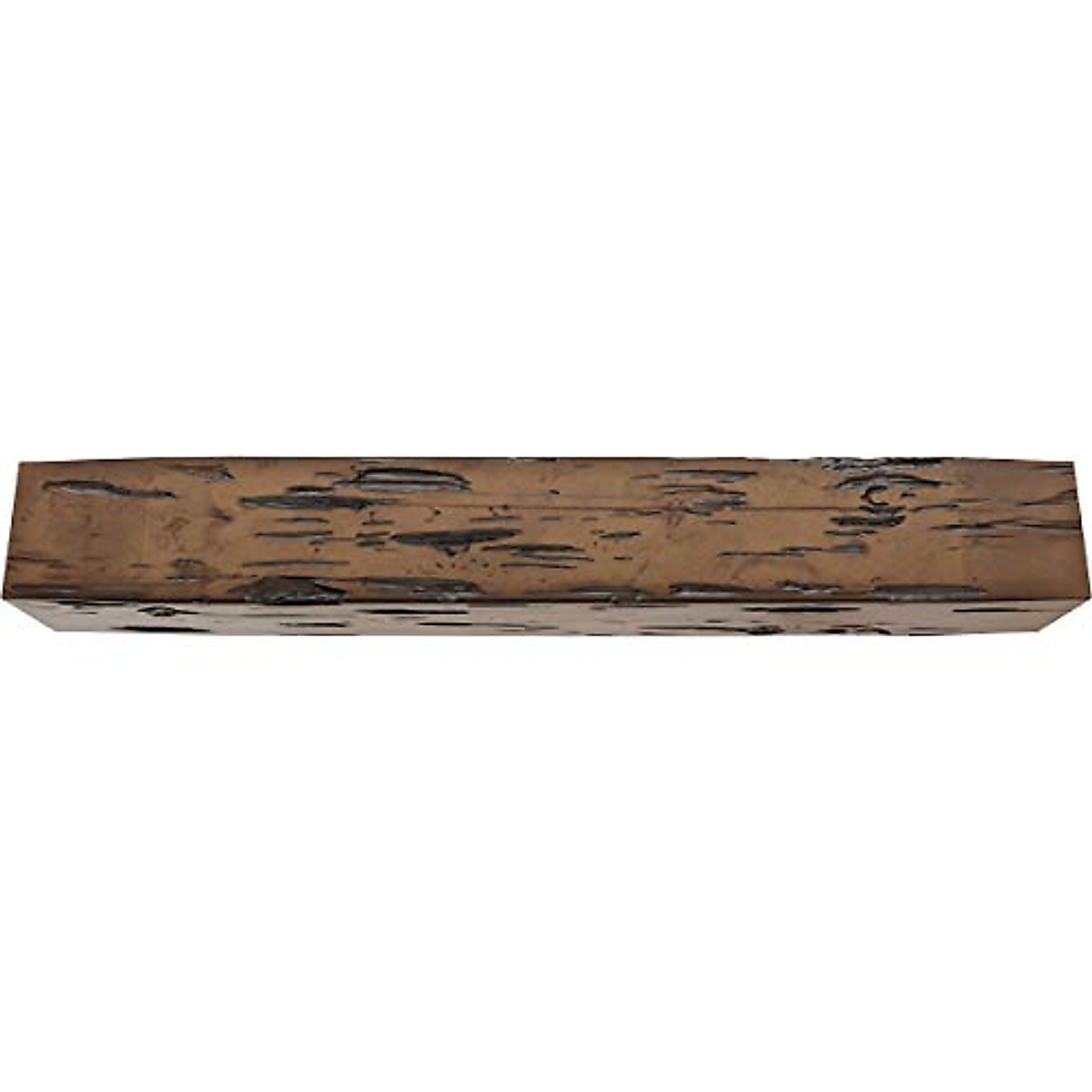Ekena Millwork MANUPC04X04X60ZD Pecky Cypress Faux Wood Fireplace Mantel, 4"H x 4"D x 60"W, Premium Aged