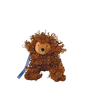 Manhattan Toy Pierre Waits Patiently Baby and Toddler Board Book + Poodle Stuffed Animal Dog Gift Set