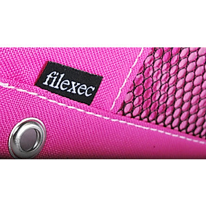 Filexec Products Soft Touch Pencil Pouch (18272) Hot Pink