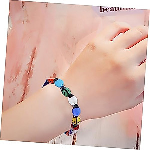 COHEALI 20pcs Ladybug Beads Loose Beads Ladybug Kit Gemstone Beads Embroidery Accessories Jewelry Making Beads Christmas Bag Filler Stones for Jewelry Making Glazed Beads Accessory Pendant