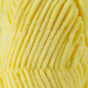 3 Skeins of Sensy Velvet Yarn for Crocheting, Baby Blanket Yarn, Chenille Yarn, Amigurumi Yarn, 3.5 oz, 132 Yards, Gauge 5 Bulky (Yellow)