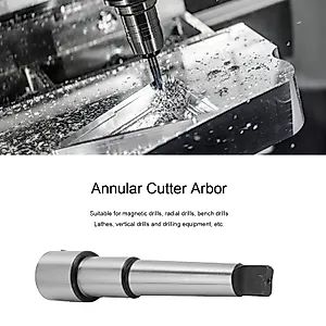 Fafeicy Annular Cutter Arbor Hollow Boring Bit Morse Taper Shank Conversion Extension Fixture, Knives and Accessories for Magnetic Drills, Radial Drills, Bench Drills