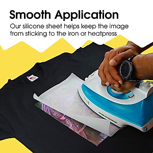 PPD Inkjet PREMIUM Iron-On White and Light Color T Shirt Transfers Paper LTR 8.5x11” Pack of 10 Sheets (PPD001-10)