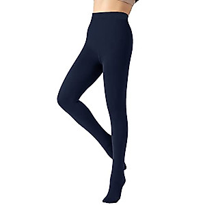 Women's Fleece Lined Yoga Pants Soft and Comfortable Pant High Waisted Jogger Sweatpants(A-Navy,One Size)