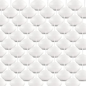 fclayvts 100 Pieces 1.75 Inch Unscented Floating Candles for Centerpieces, Floating Pool Candles Round Burning Candles Decor for Wedding Party Swimming Pool Bathtub Dinner Party Favor (White)