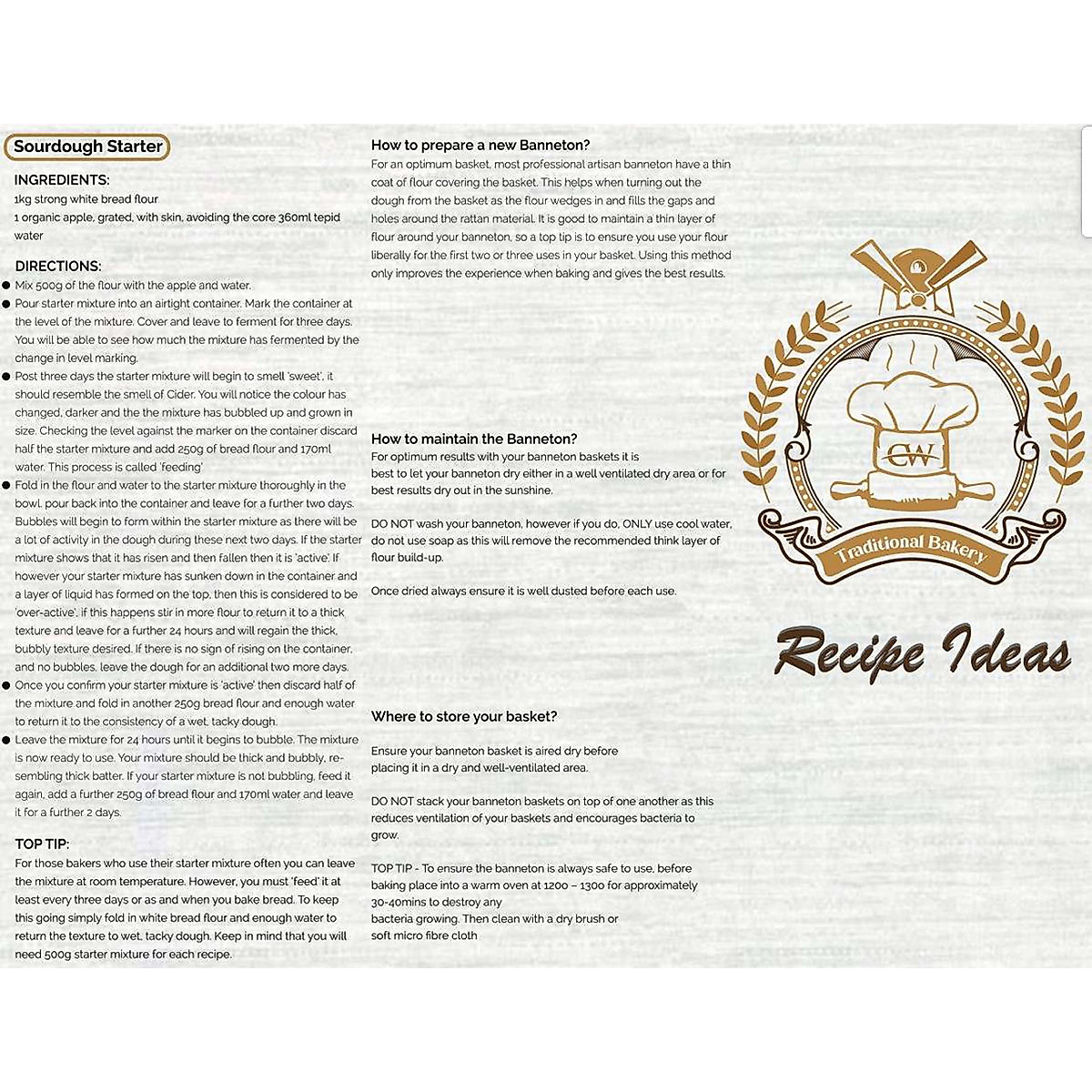 5Rivers Banneton Bread Proofing Basket - Sourdough Proofing Basket - Banneton Proofing Basket Set Of 2 - Bread Making Tools And Supplies - Proofing Baskets For Sourdough Bread Baking - Bread Making