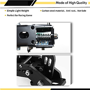 Marada Hand brake 14Bit USB Hall Sensor with Clamp,Only Supported PC Windows Systems（Black）