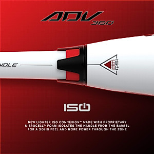 EASTON ADV 360 -10 USSSA Baseball Bat, 2 3/4 Barrel, 30/20, SL20ADV10