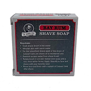 Col. Conk Bay Rum Glycerine Shave Soap