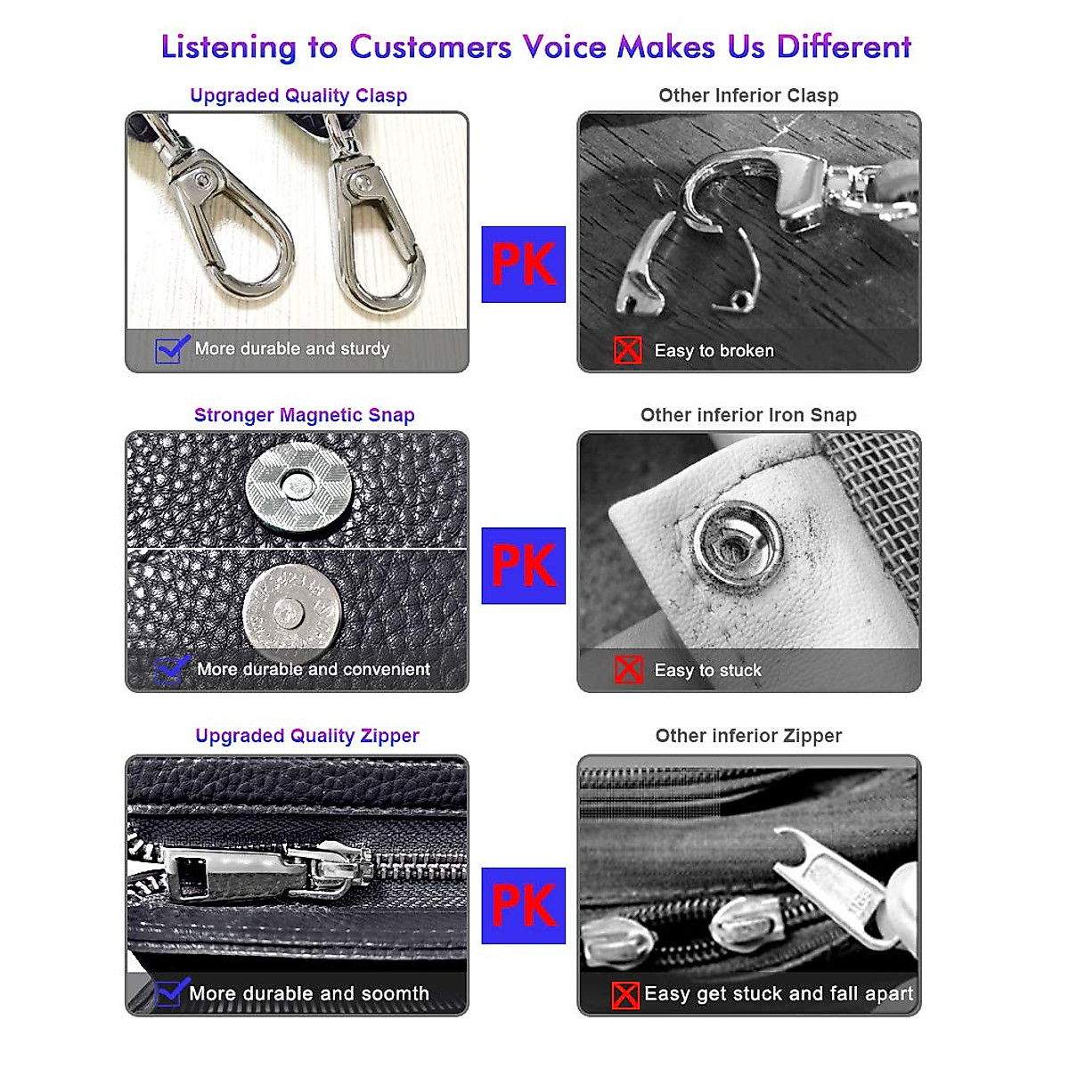 nuoku Wristlet Clutch Wallet Purse Small Crossbody Bags for Women With Cell phone Holder RFID 2 Straps(Black)