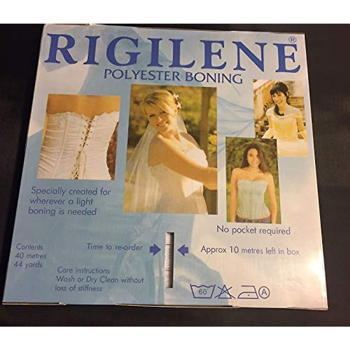 5 Yards Rigilene Polyester Boning For Nursing-corsets-hoop Skirts-1/2 Inch White